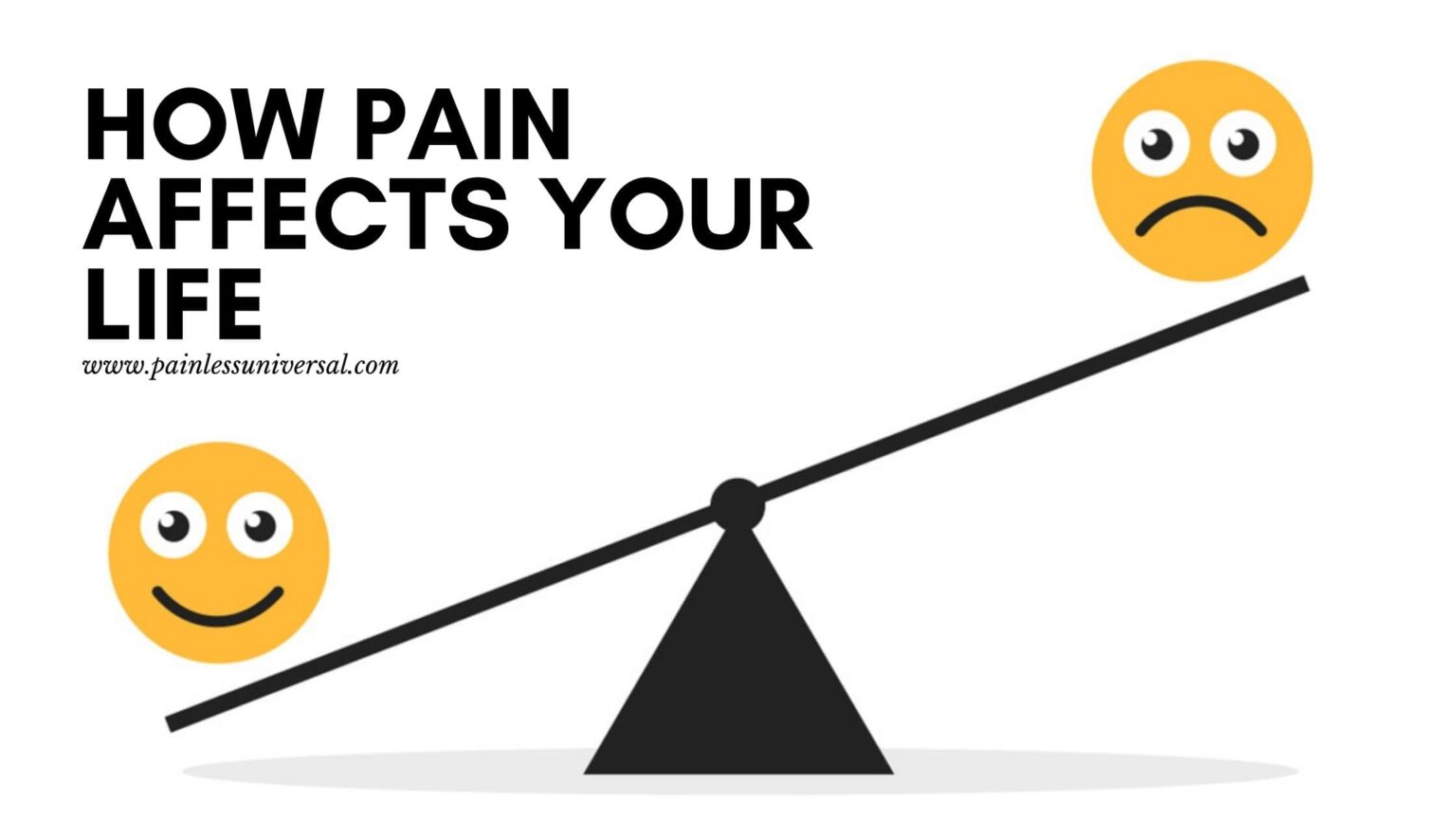 How Pain Affects Your Life | Painless Universal